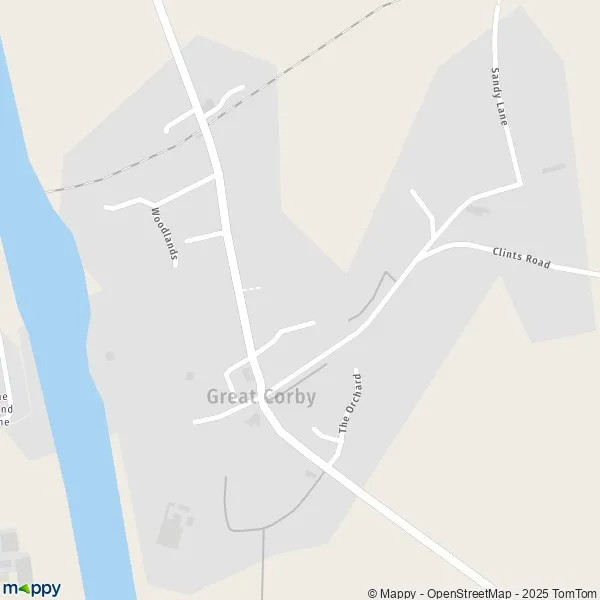 Map Great Corby: map of Great Corby, Allerdale CA4 8 and practical ...