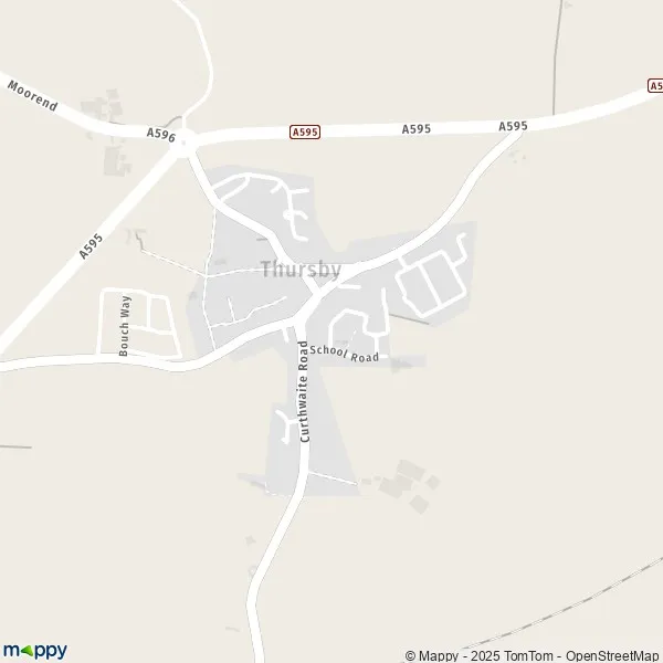 Map Thursby: map of Thursby, Allerdale CA5 6 and practical information