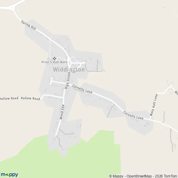 Map Widdington: map of Widdington, Uttlesford CB11 3 and practical ...