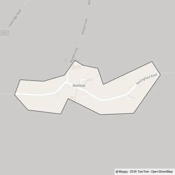 Map Harlton: map of Harlton, South Cambridgeshire CB23 1 and practical ...