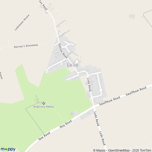 Map Lode: map of Lode, East Cambridgeshire CB25 9 and practical information