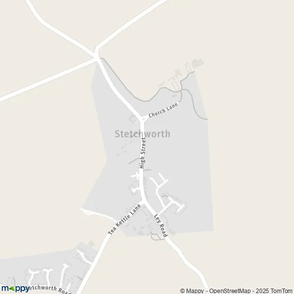 Map Stetchworth: map of Stetchworth, East Cambridgeshire CB8 9 and ...