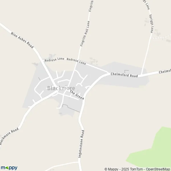 Map Blackmore: map of Blackmore, Brentwood CM4 0 and practical information