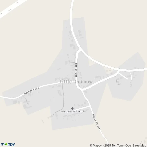 Map Little Dunmow: map of Little Dunmow, Uttlesford CM6 3 and practical ...