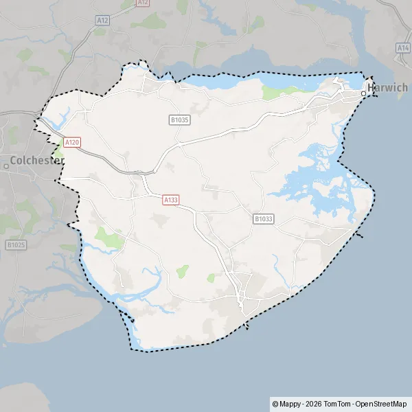 Map Tendring: map of Tendring (CO16 0) and practical information