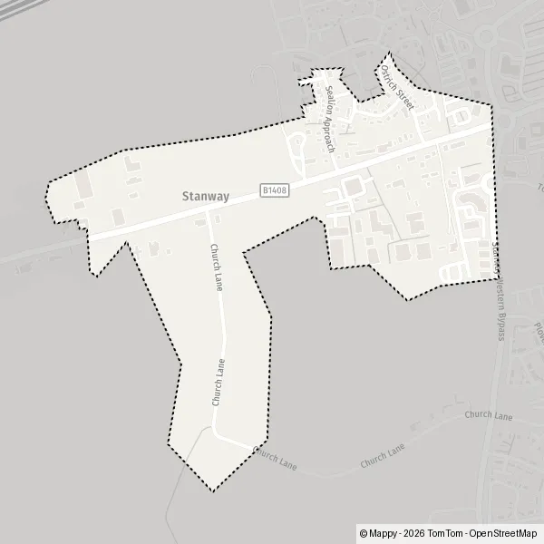 Map Stanway: map of Stanway, Colchester CO3 8 and practical information