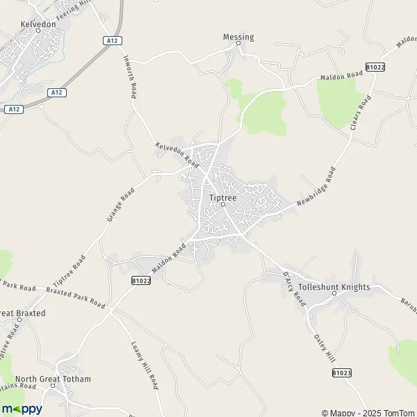 Map Tiptree: map of Tiptree, Colchester CO5 0 and practical information