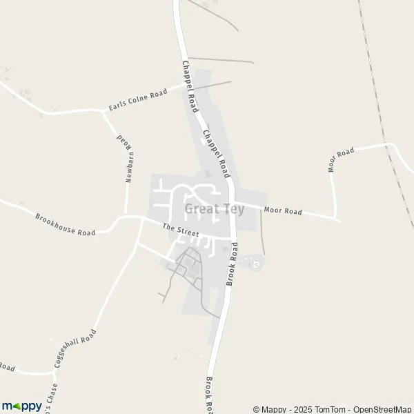 Map Great Tey: map of Great Tey, Colchester CO6 1 and practical information