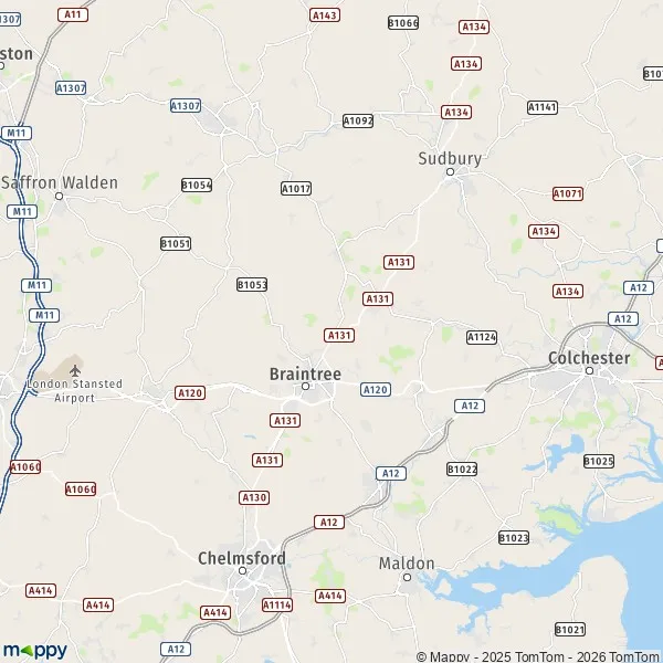 Map Little Yeldham: map of Little Yeldham (CO9 4) and practical information