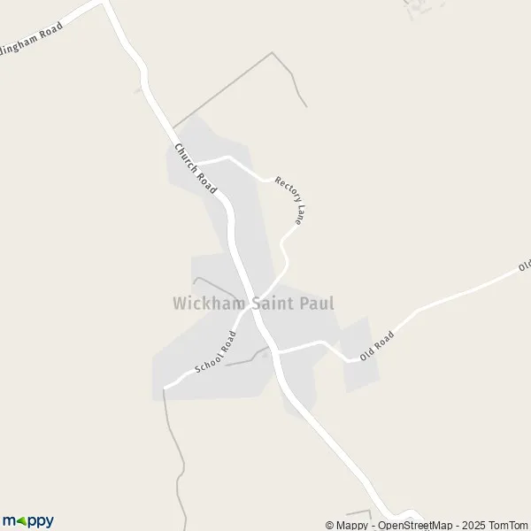 Map Wickham Saint Paul: map of Wickham Saint Paul, Braintree CO9 2 and ...