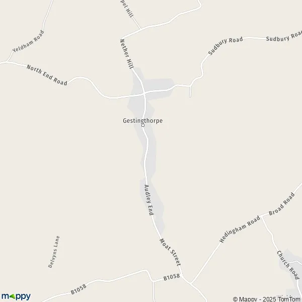 Map Gestingthorpe: map of Gestingthorpe, Braintree CO9 3 and practical ...