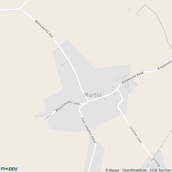 Map Martin: map of Martin, Dover CT15 5 and practical information