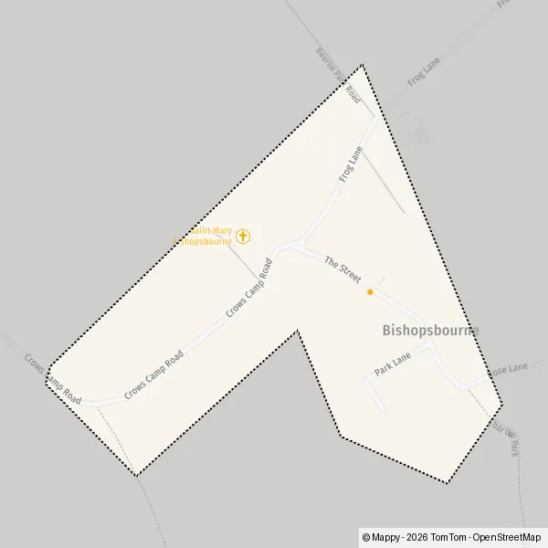 Map Bishopsbourne: map of Bishopsbourne, Canterbury CT4 5 and practical ...