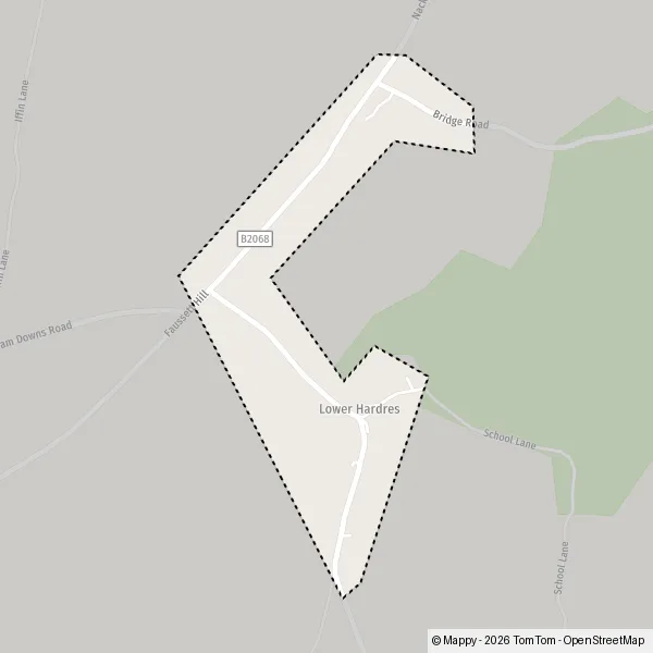 Map Lower Hardres: map of Lower Hardres, Canterbury CT4 5 and practical ...