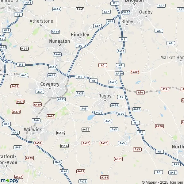 Map Dunchurch: map of Dunchurch (CV22 6) and practical information