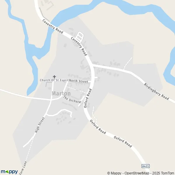 Map Marton: map of Marton, Rugby CV23 9 and practical information