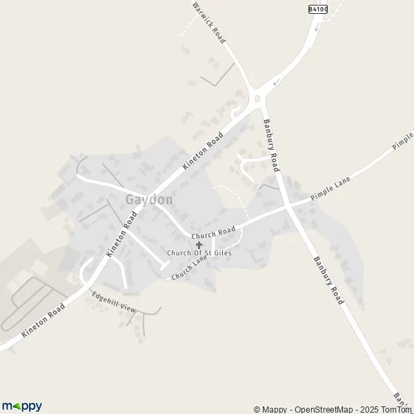 Map Gaydon: map of Gaydon, Stratford-Upon-Avon CV35 0 and practical ...