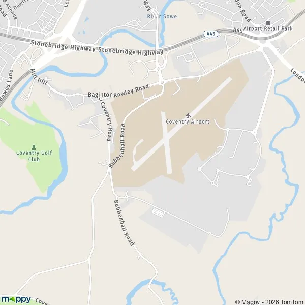 Map Baginton: map of Baginton, Warwick CV8 3 and practical information