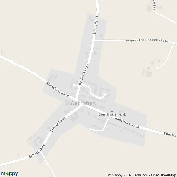 Map Antrobus: map of Antrobus, Cheshire West and Chester CW9 6 and ...