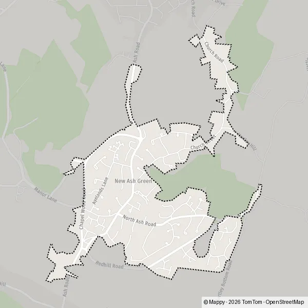 Map New Ash Green: map of New Ash Green, Sevenoaks DA3 8 and practical ...