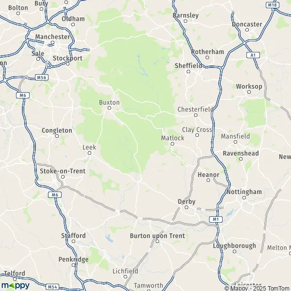 Map Sheldon: map of Sheldon (DE45 1) and practical information