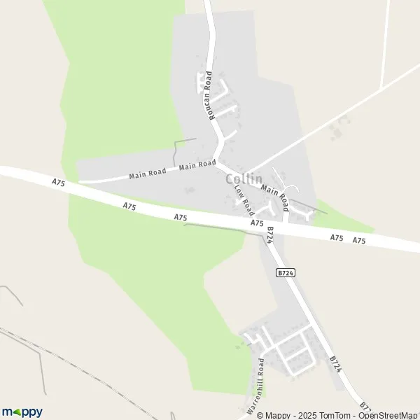 Map Collin: map of Collin, Dumfries and Galloway DG1 4 and practical ...