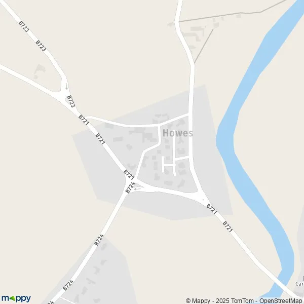 Map Howes: map of Howes, Dumfries and Galloway DG12 5 and practical ...