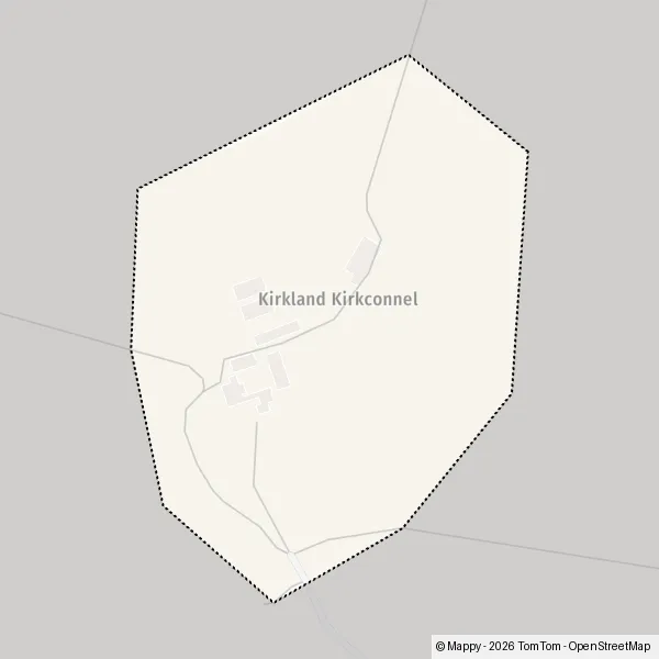 Map Kirkland Kirkconnel: map of Kirkland Kirkconnel, Dumfries and ...