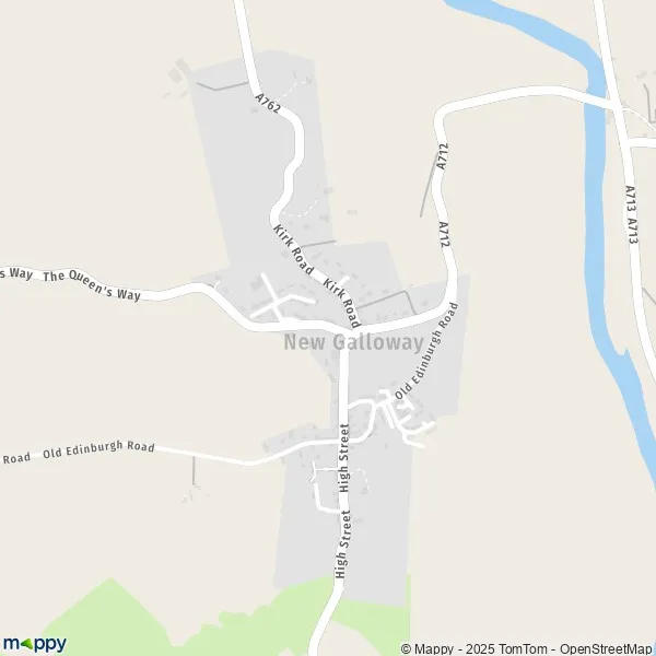 Map Haugh of Urr: map of Haugh of Urr (DG7 3) and practical information