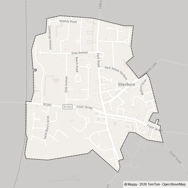 Map Sherburn: map of Sherburn, Durham DH6 1 and practical information