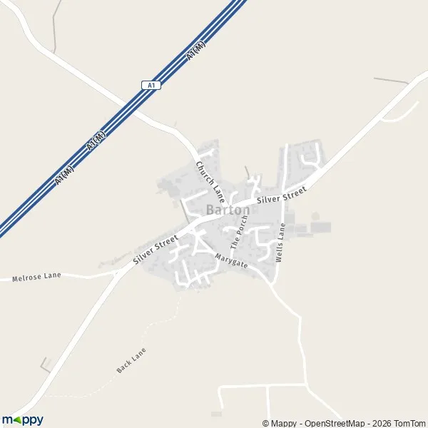 Map Barton: map of Barton, Hambleton DL10 6 and practical information