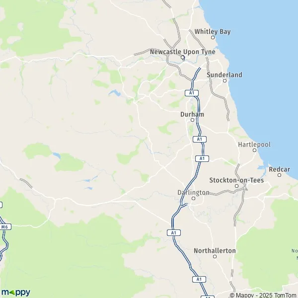 Map Hutton Magna: map of Hutton Magna (DL11 7) and practical information