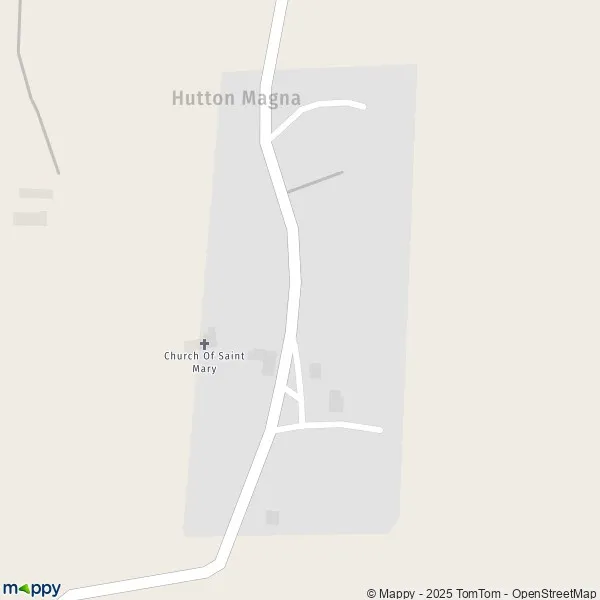 Map Hutton Magna: map of Hutton Magna, Durham DL11 7 and practical ...