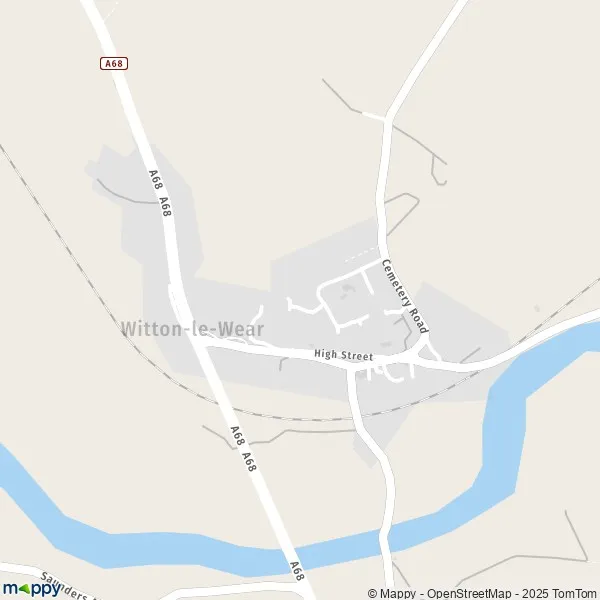 Map Witton-le-Wear: map of Witton-le-Wear, Durham DL14 0 and practical ...