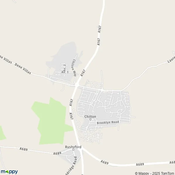 Map Chilton: map of Chilton, Durham DL17 0 and practical information