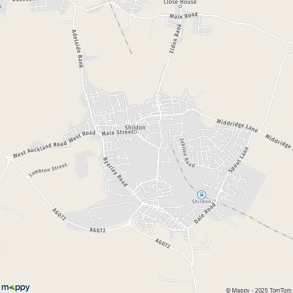 Map Shildon: map of Shildon, Durham DL4 1 and practical information