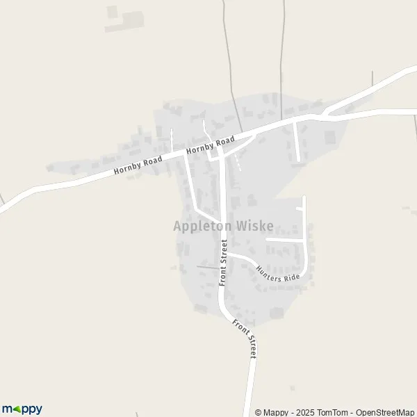 Map Appleton Wiske: map of Appleton Wiske, Hambleton DL6 2 and practical information
