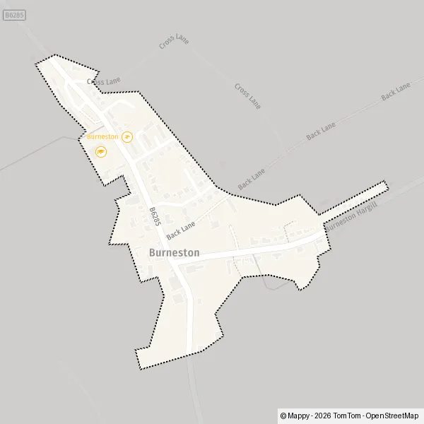 Map Burneston: map of Burneston, Hambleton DL8 2 and practical information