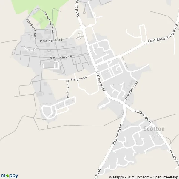 Map Scotton: map of Scotton, Hambleton DL9 3 and practical information
