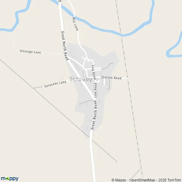 Map Scrooby: map of Scrooby, Bassetlaw DN10 6 and practical information