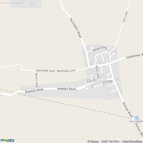 Map Howden: map of Howden (DN14 7) and practical information