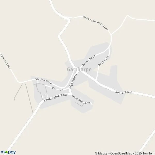 Map Garthorpe: map of Garthorpe, North Lincolnshire DN17 4 and ...