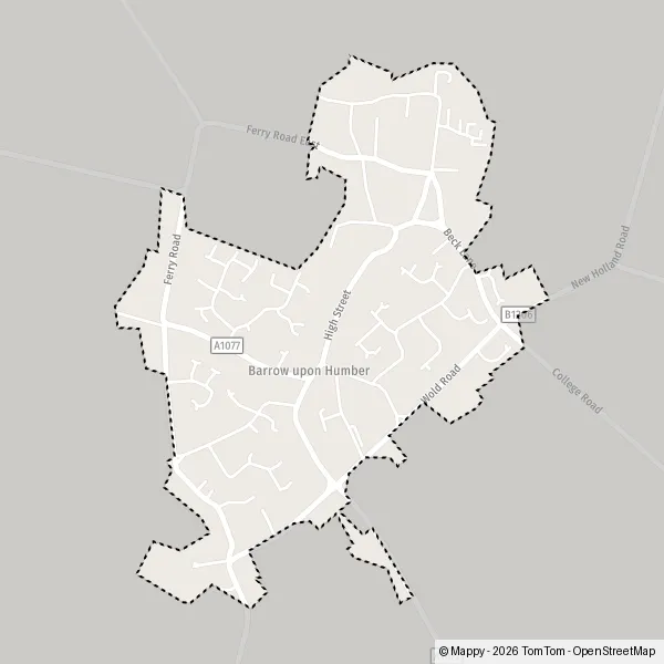Map Barrow-Upon-Humber: map of Barrow-Upon-Humber, North Lincolnshire ...