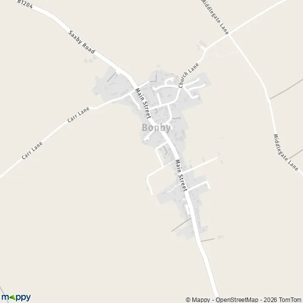 Map Bonby: map of Bonby, North Lincolnshire DN20 0 and practical ...