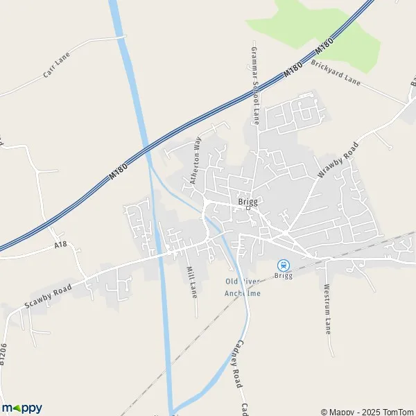 Map Brigg: map of Brigg, North Lincolnshire DN20 8 and practical ...