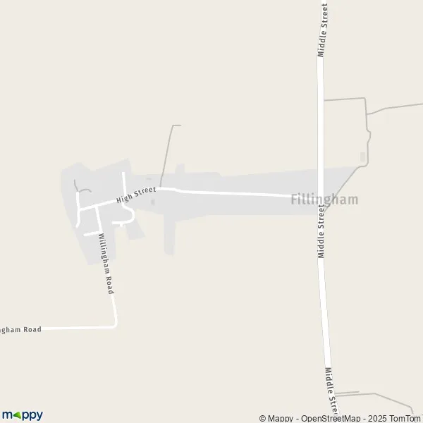 Map Fillingham: map of Fillingham, West Lindsey DN21 5 and practical ...