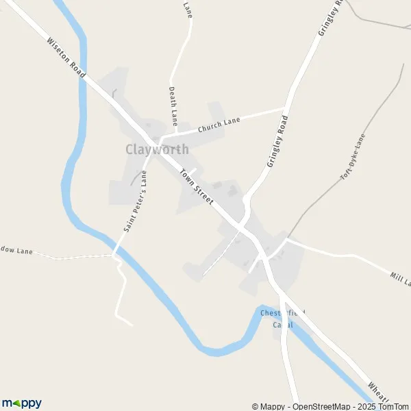 Map Clayworth: map of Clayworth, Bassetlaw DN22 9 and practical information