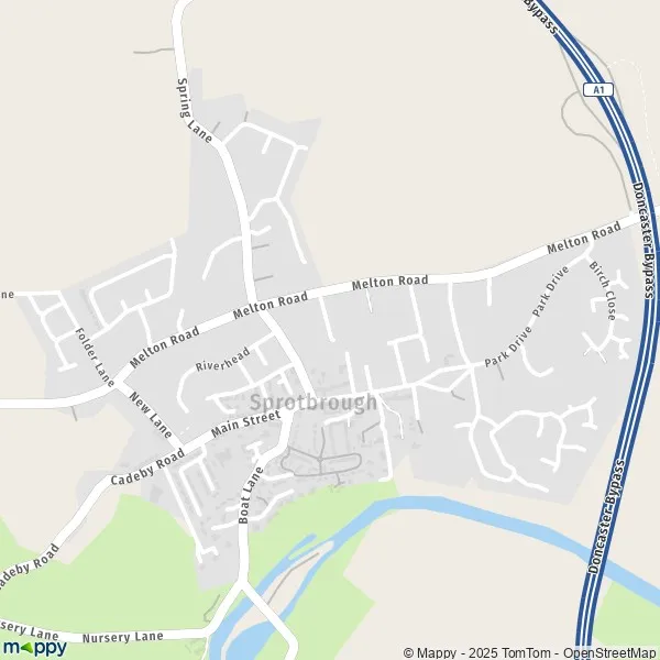 Map Sprotbrough: map of Sprotbrough, Doncaster DN5 7 and practical ...