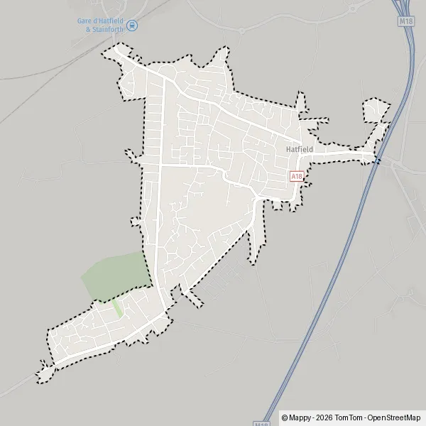 Map Hatfield: map of Hatfield, Doncaster DN7 6 and practical information