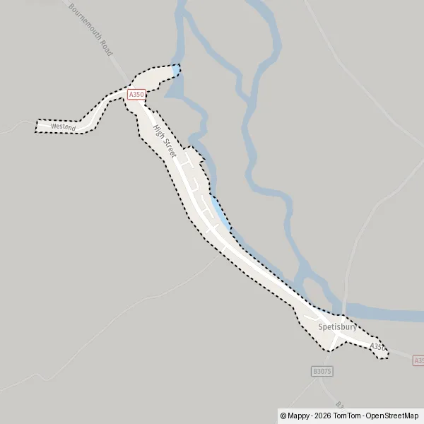 Map Spetisbury: map of Spetisbury, Dorset DT11 9 and practical information